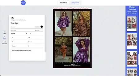 Professional Comp Cards Trusted By 10,000+ Models & Actors